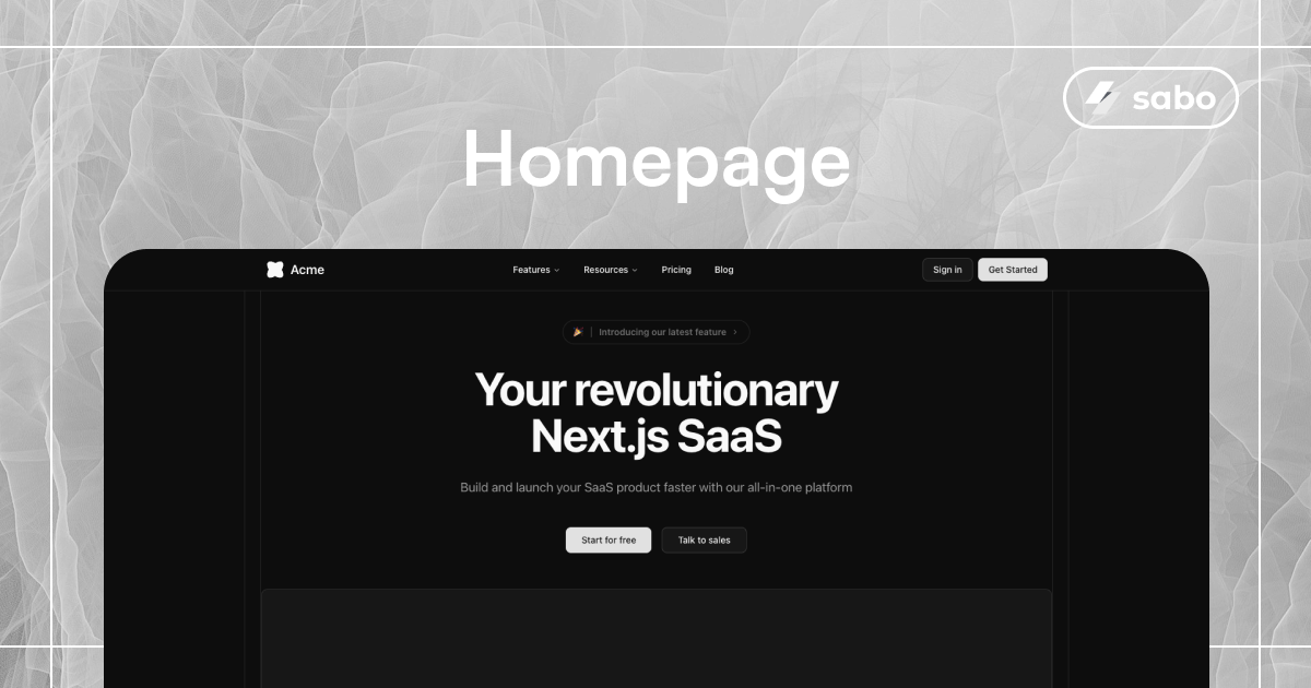 Acme - Your Revolutionary SaaS Platform | Acme